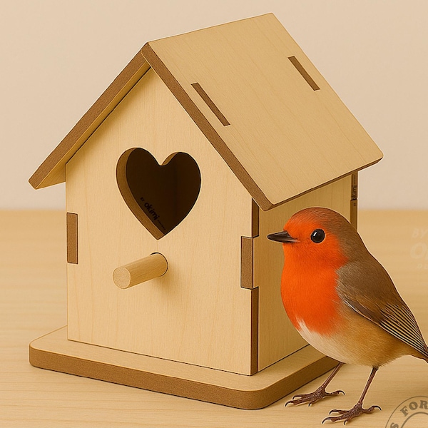 Laser Cut Birdhouse - Etsy
