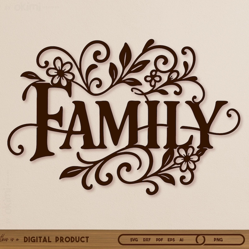 Family Word Art - Etsy