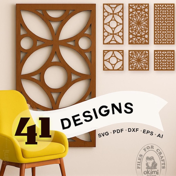 Wooden Grid Panels - Etsy UK