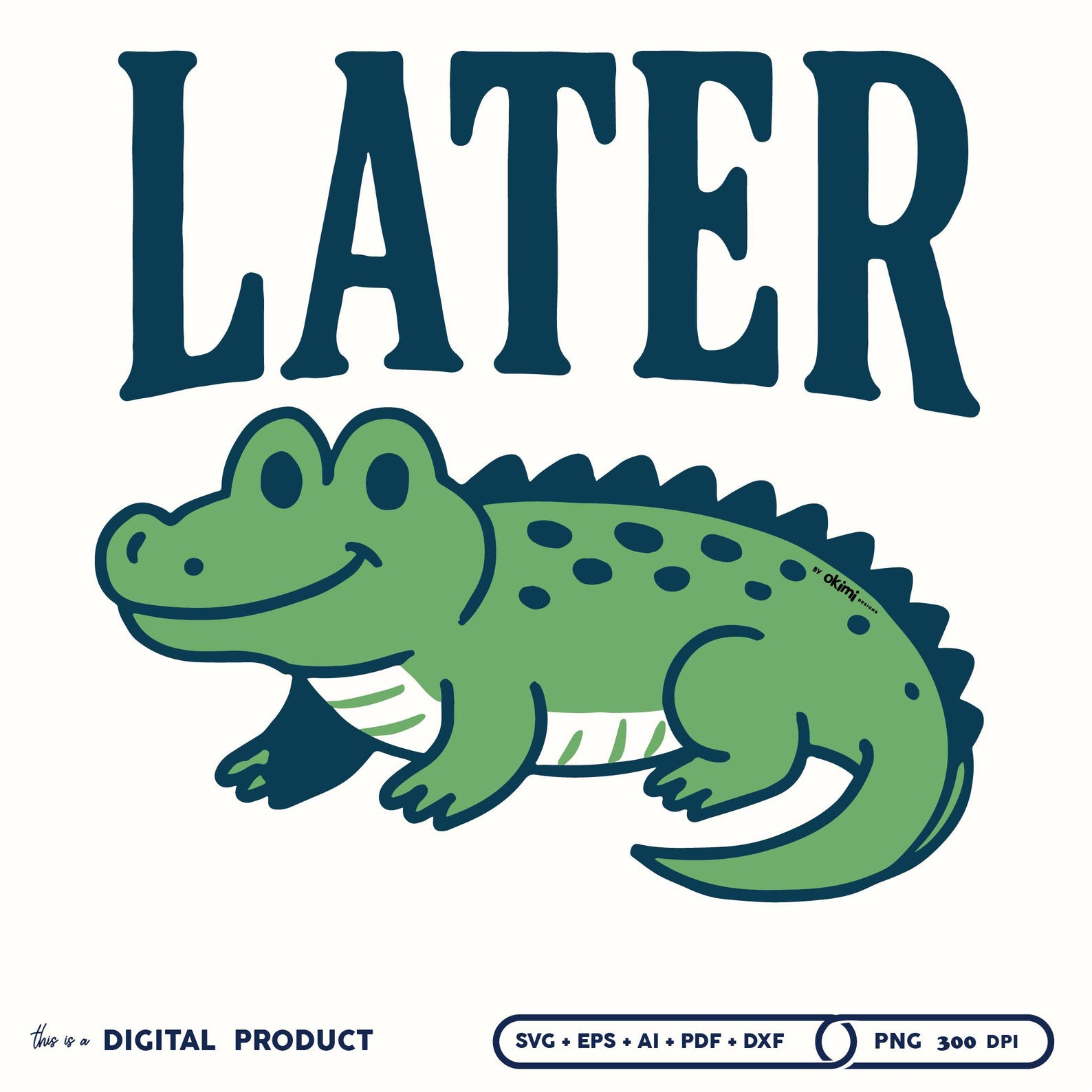 Later Alligator SVG | Later Gator, Png Funny, Later Alligator, Florida ...
