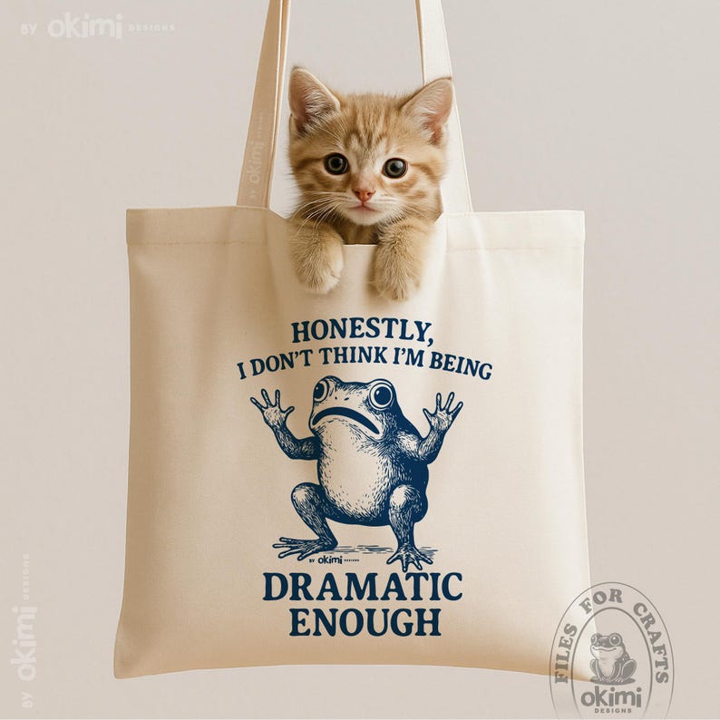 Dramatic Frog SVG PNG for Cricut & Sublimation - Funny Melodramatic Shirt Design | Drama Queen ...