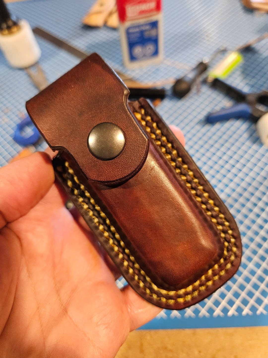 Custom Leatherman Leather Case for Surge, Arc, Bond, Supertool 300 ...