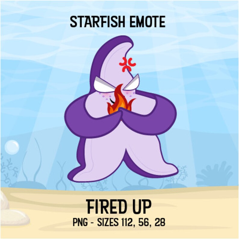 Starfish Emote Pro Pack - Etsy