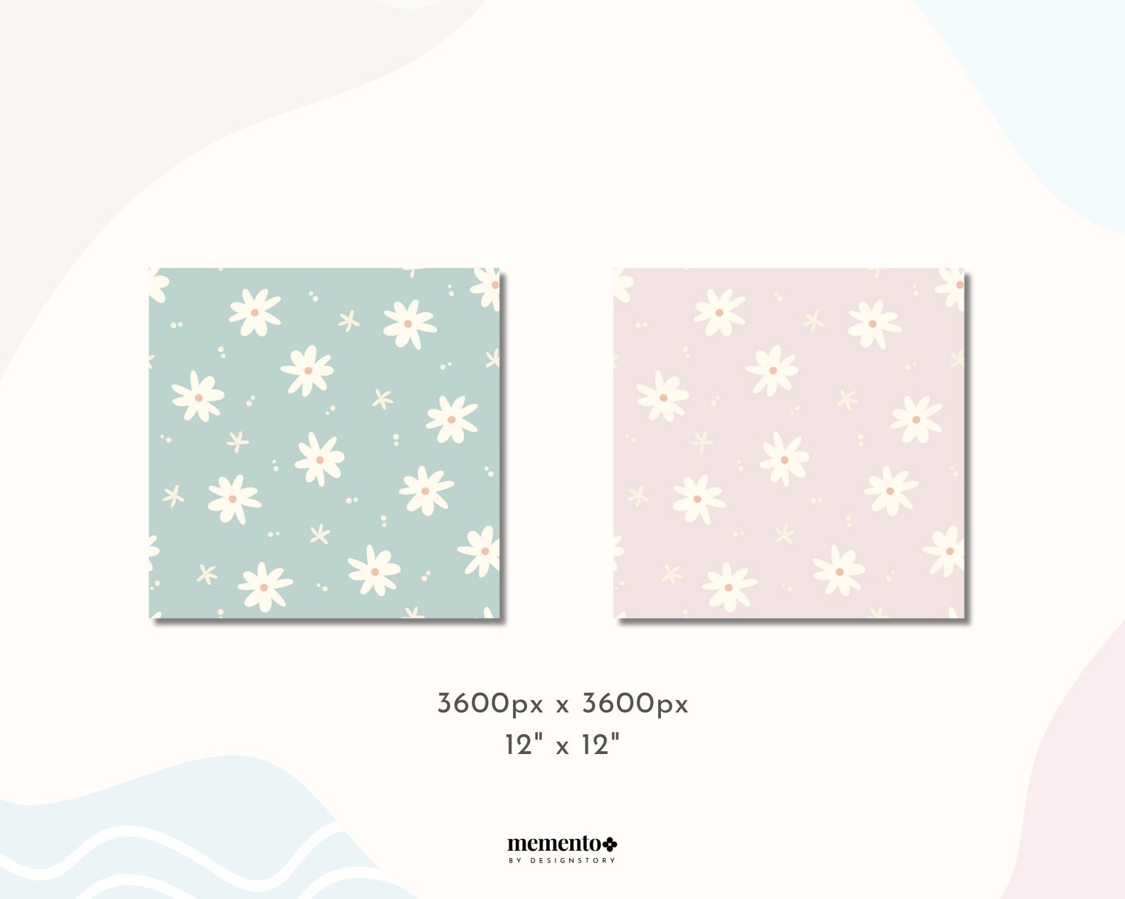 Sweet Spring Floral Digital Paper Bundle in Soft Pastels, Seamless ...