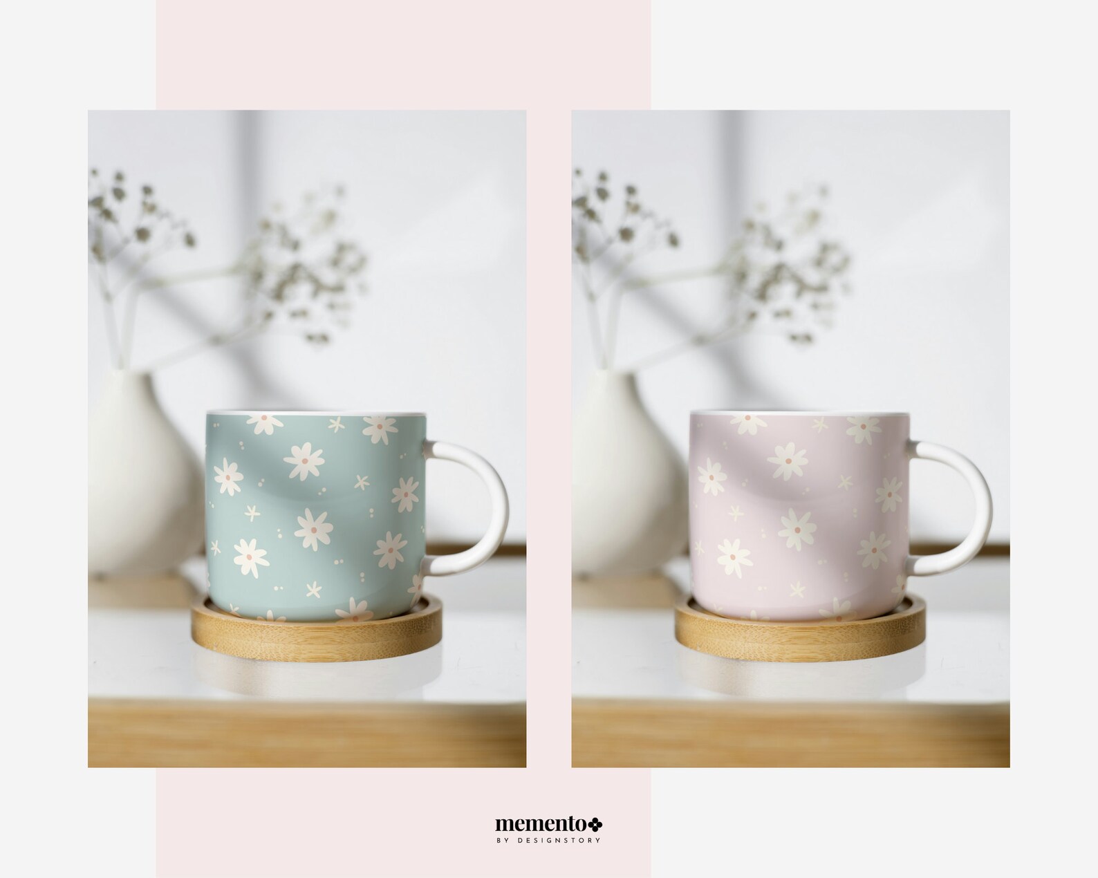 Sweet Spring Floral Digital Paper Bundle in Soft Pastels, Seamless ...