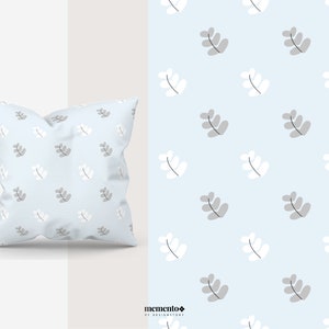 Minimal Bunny and Spring Flowers Digital Paper Bundle, Seamless Repeat ...