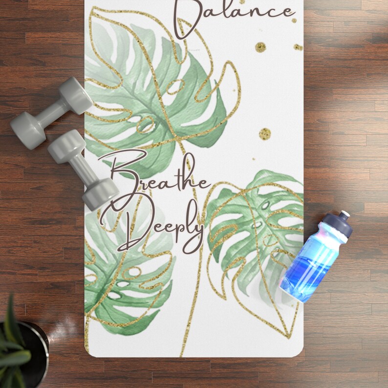 Yoga Mat Nature Inspired for Zen Relaxation Mat for Meditation Yoga ...