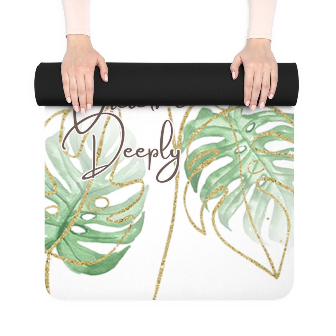 Yoga Mat Nature Inspired for Zen Relaxation Mat for Meditation Yoga ...