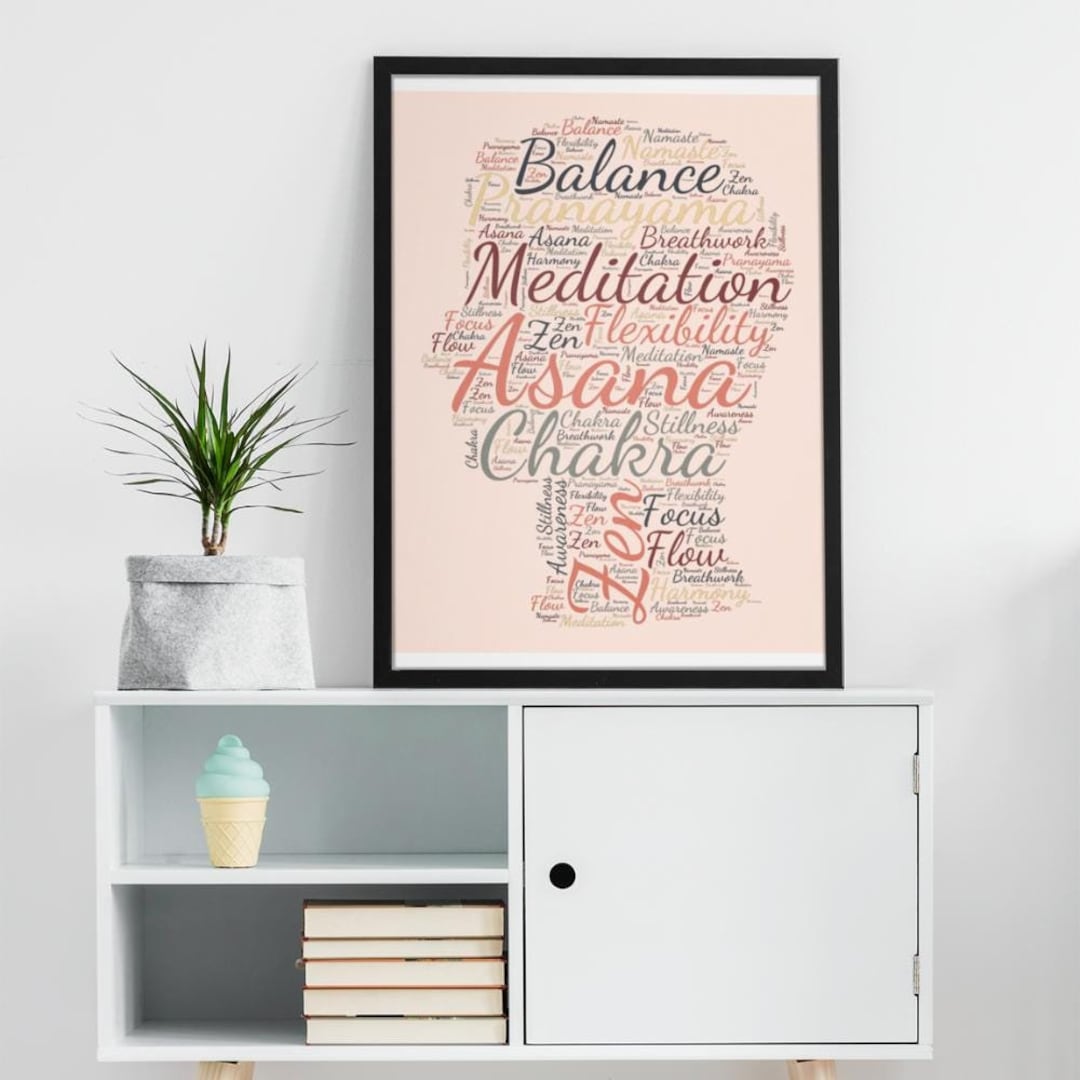 Zen-inspired Wall Art for Yoga Studio & Home Mindfulness Meditation ...