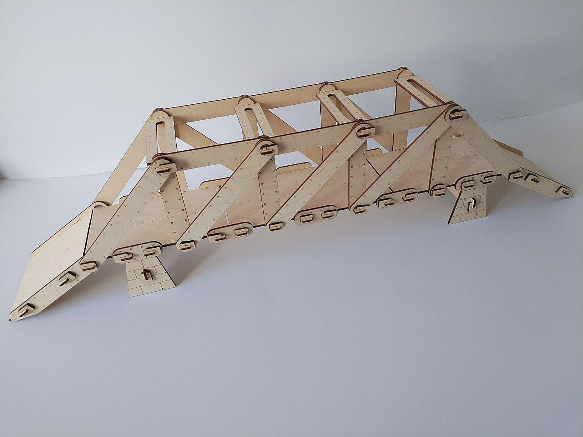 Wooden Bridge Toy Constructor - Etsy