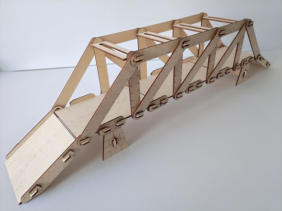 Wooden Bridge Toy Constructor - Etsy