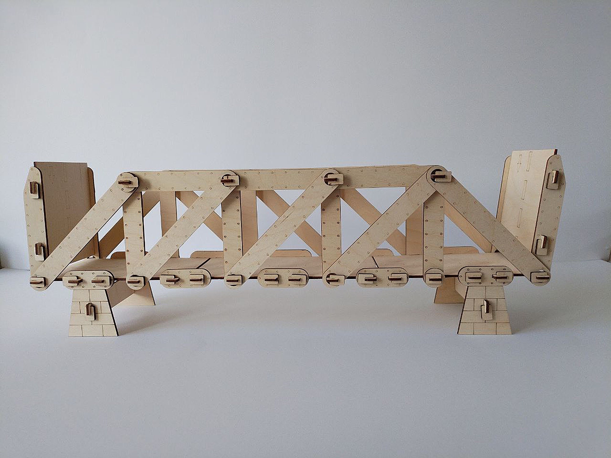 Wooden Bridge Toy Constructor - Etsy