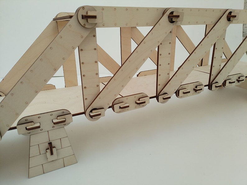 Wooden Bridge Toy Constructor - Etsy