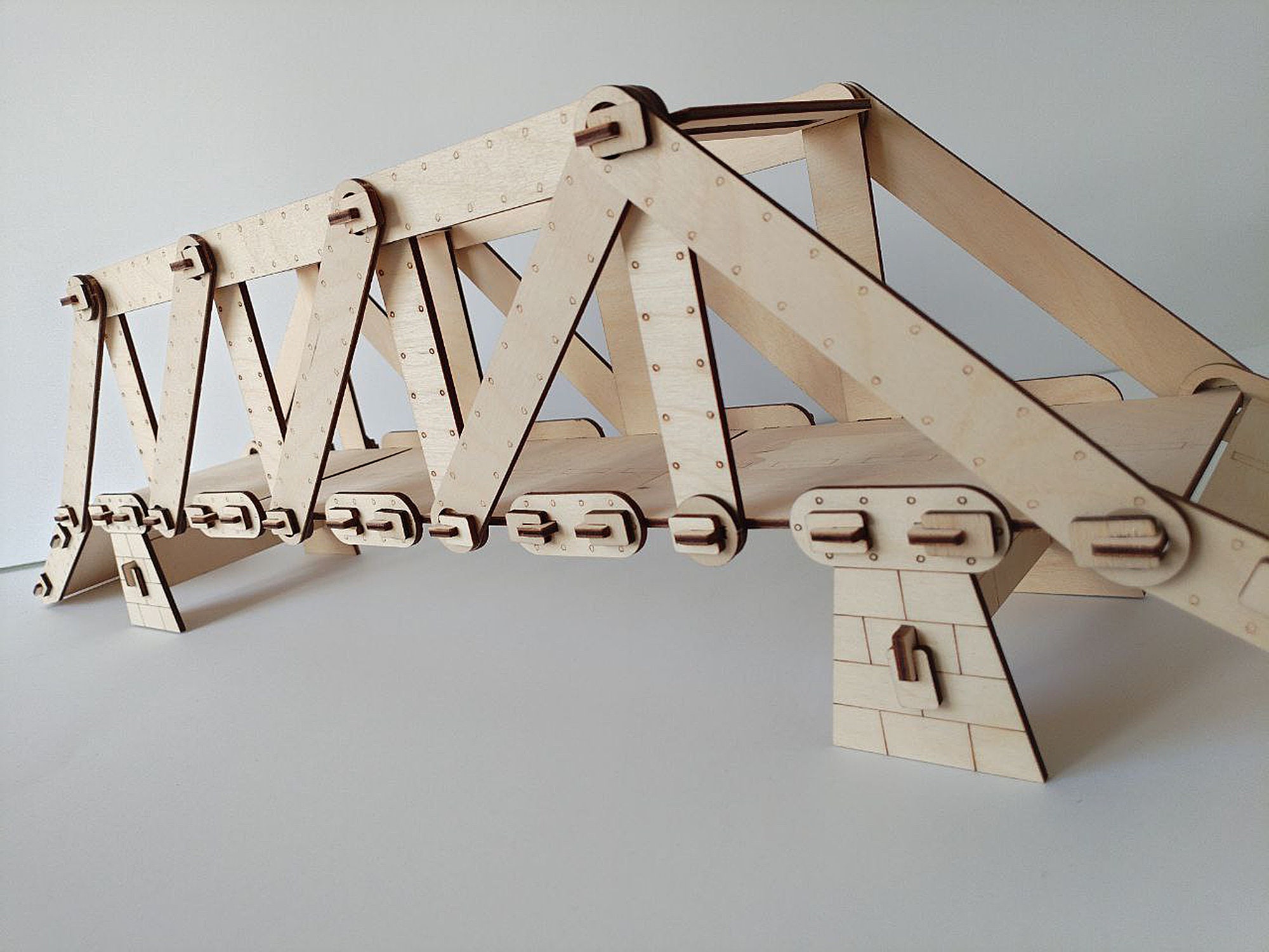 Wooden Bridge Toy Constructor - Etsy