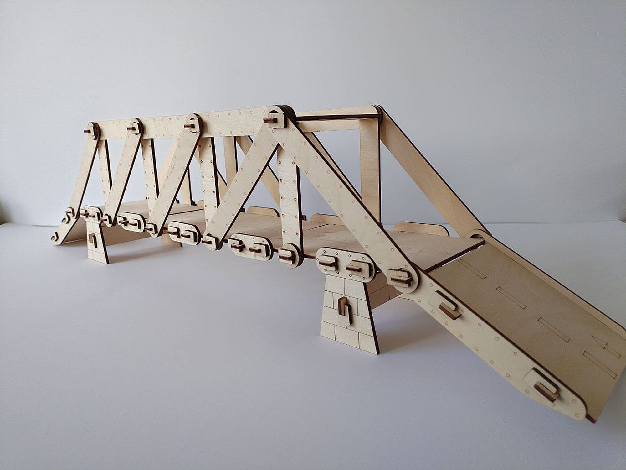 Wooden Bridge Toy Constructor - Etsy