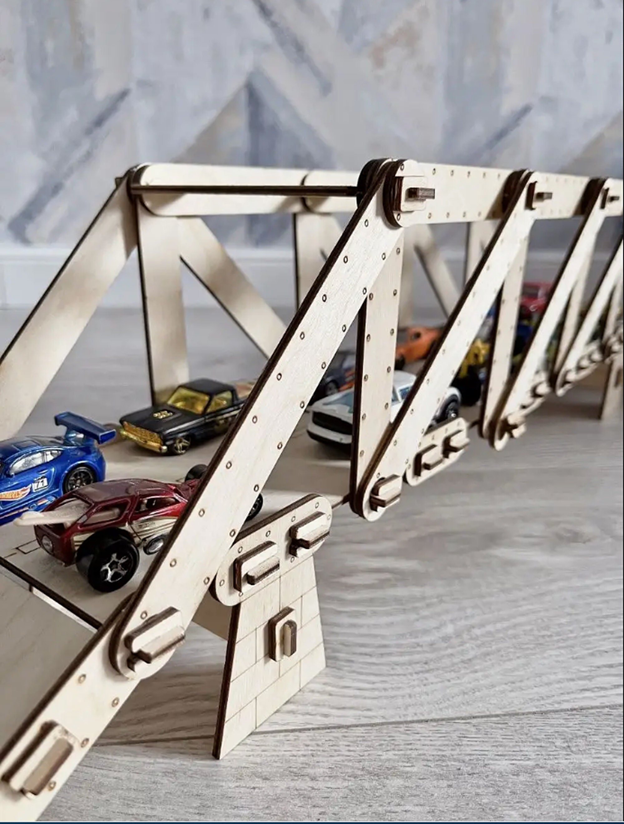 Wooden Bridge Toy Constructor - Etsy