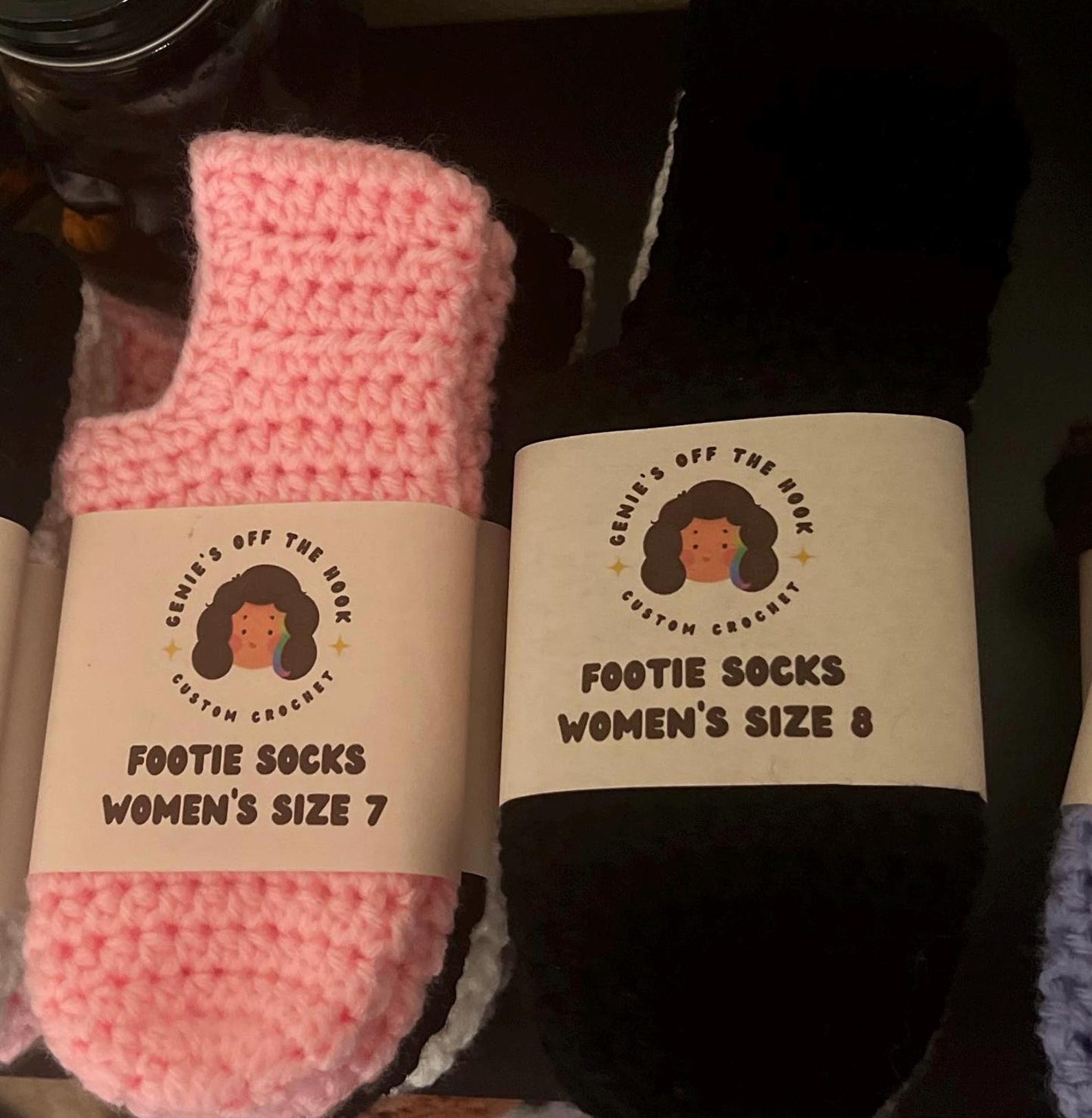 Footie Crochet Socks - Etsy