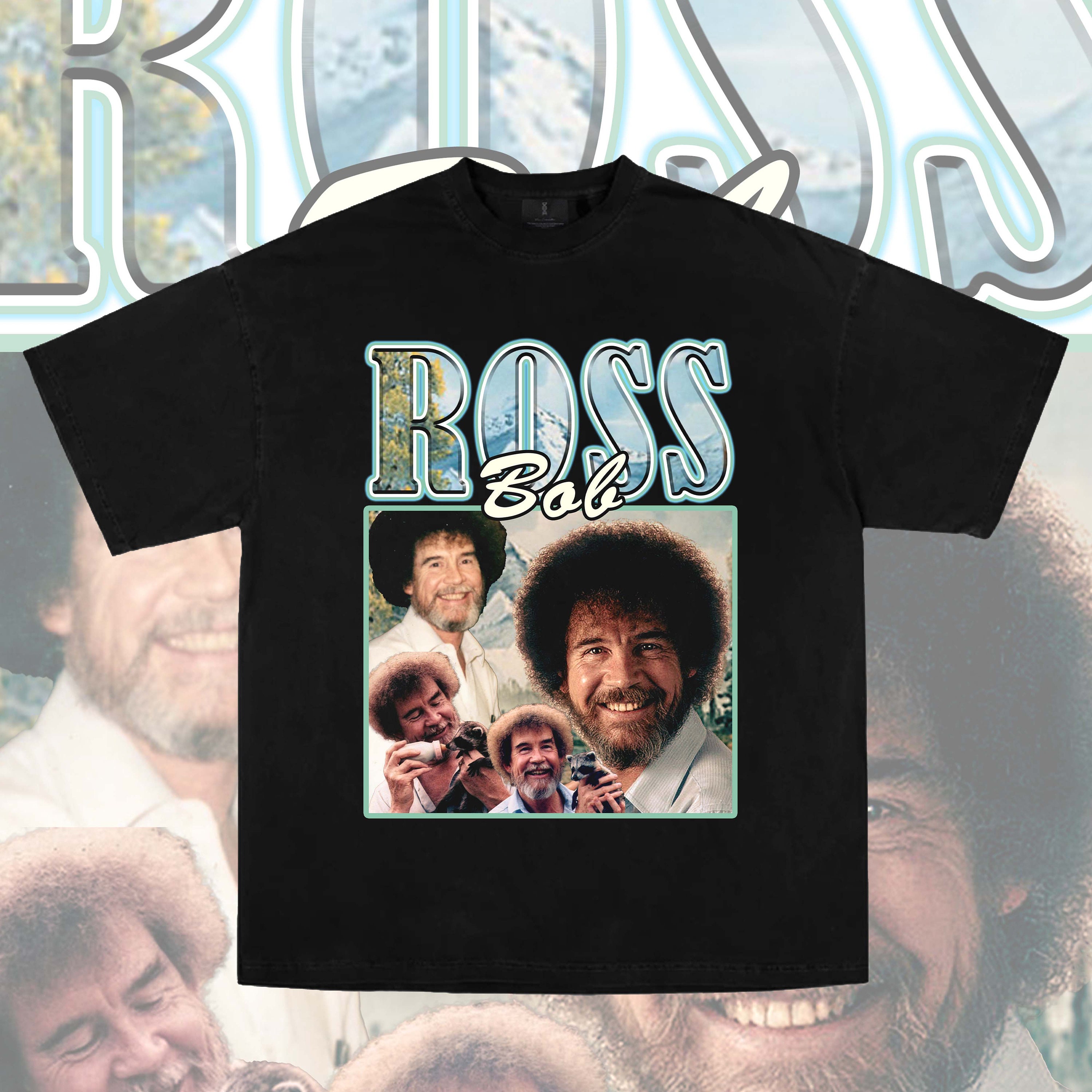Bob Ross T Shirt Design PNG Instant Download 300 Dpı Png - Etsy