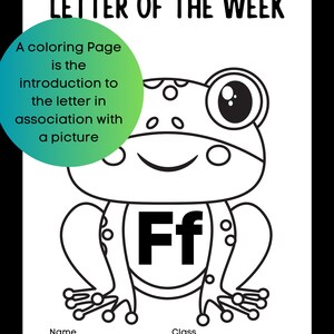 Printable Alphabet Activities: Letter of the Week Activity Book for ...