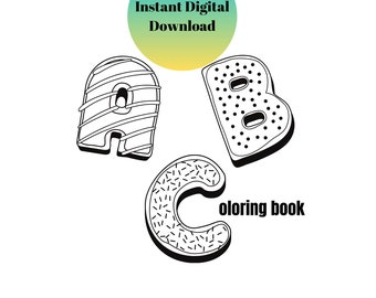 Printable Alphabet Coloring Pages for Kids Educational Activity ABC ...