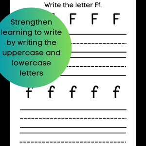 Printable Alphabet Activities: Letter of the Week Activity Book for ...