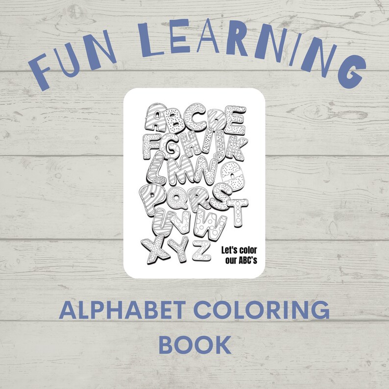 Printable Alphabet Coloring Book for Kids | ABC Coloring Pages ...