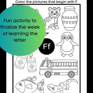 Printable Alphabet Activities: Letter of the Week Activity Book for ...