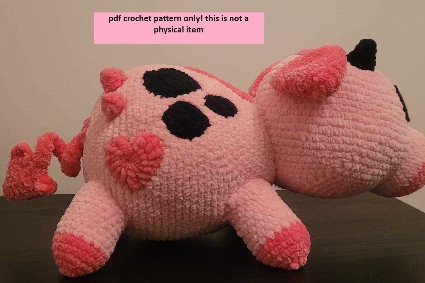 Fat Nugget 'emo Pig' Crochet Pattern - Etsy