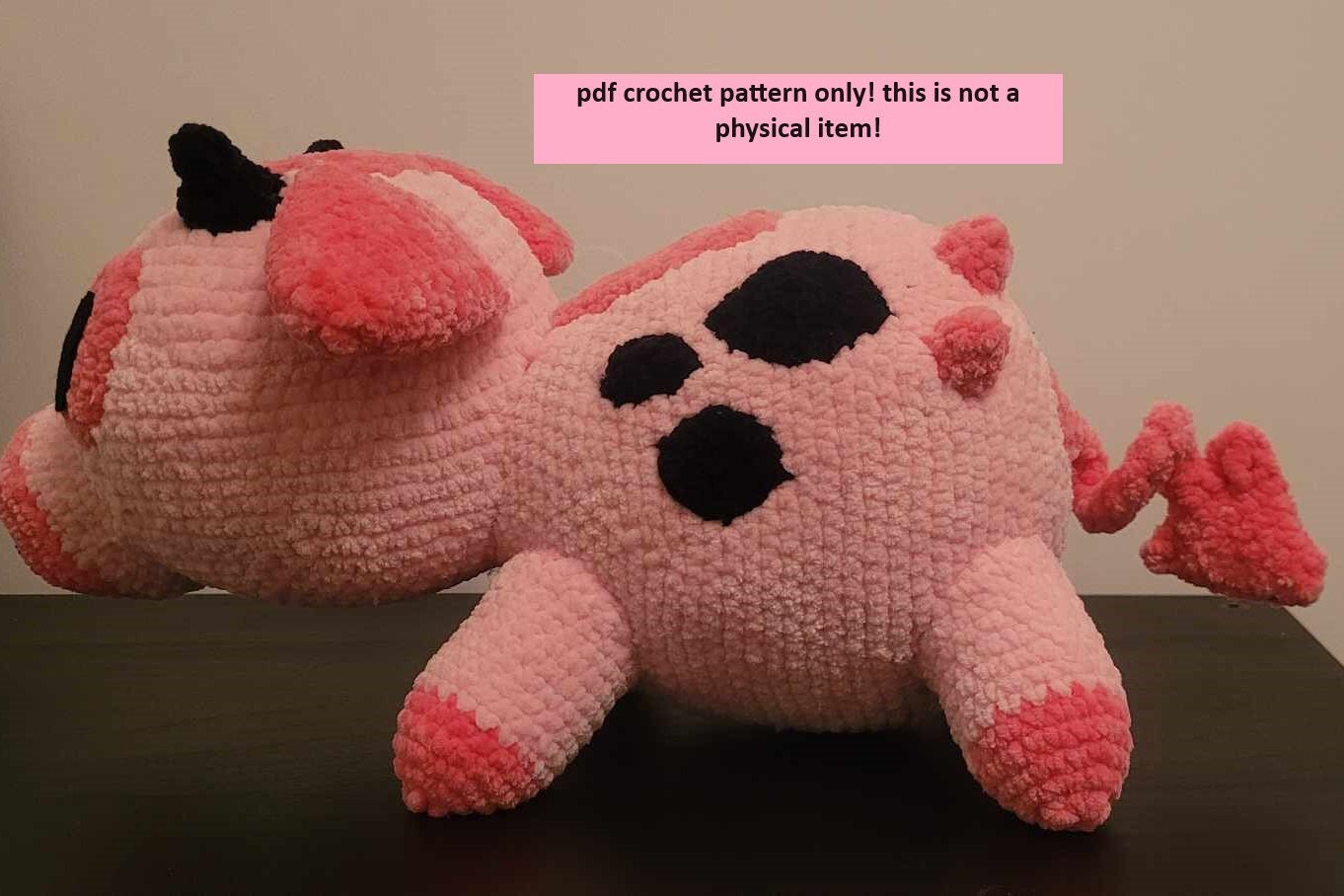 Fat Nugget 'emo Pig' Crochet Pattern - Etsy