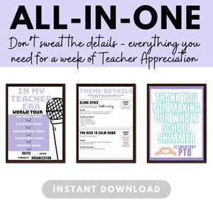 Taylor Swift Teacher Appreciation Week Bundle - Etsy