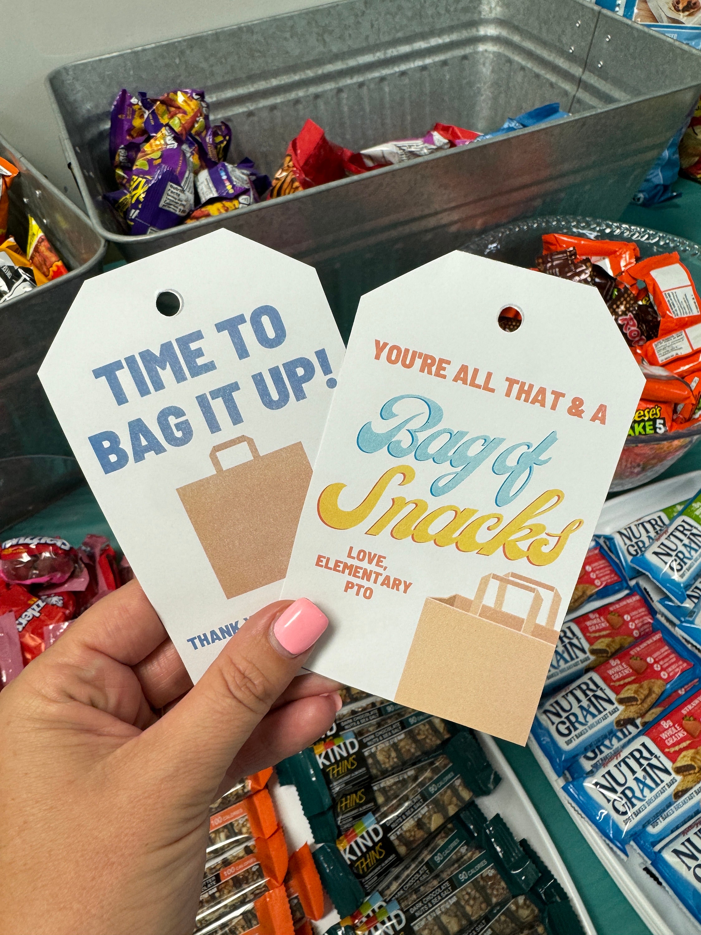 All That and a Bag of Snacks - Teacher Appreciation Printables - Etsy