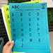ABC Countdown - End of Year Celebration Calendar Template - Etsy