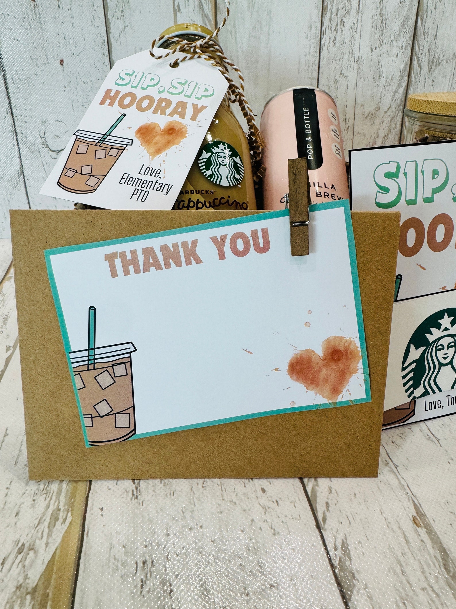 Sip, Sip Hooray! Teacher Appreciation Printables - Etsy