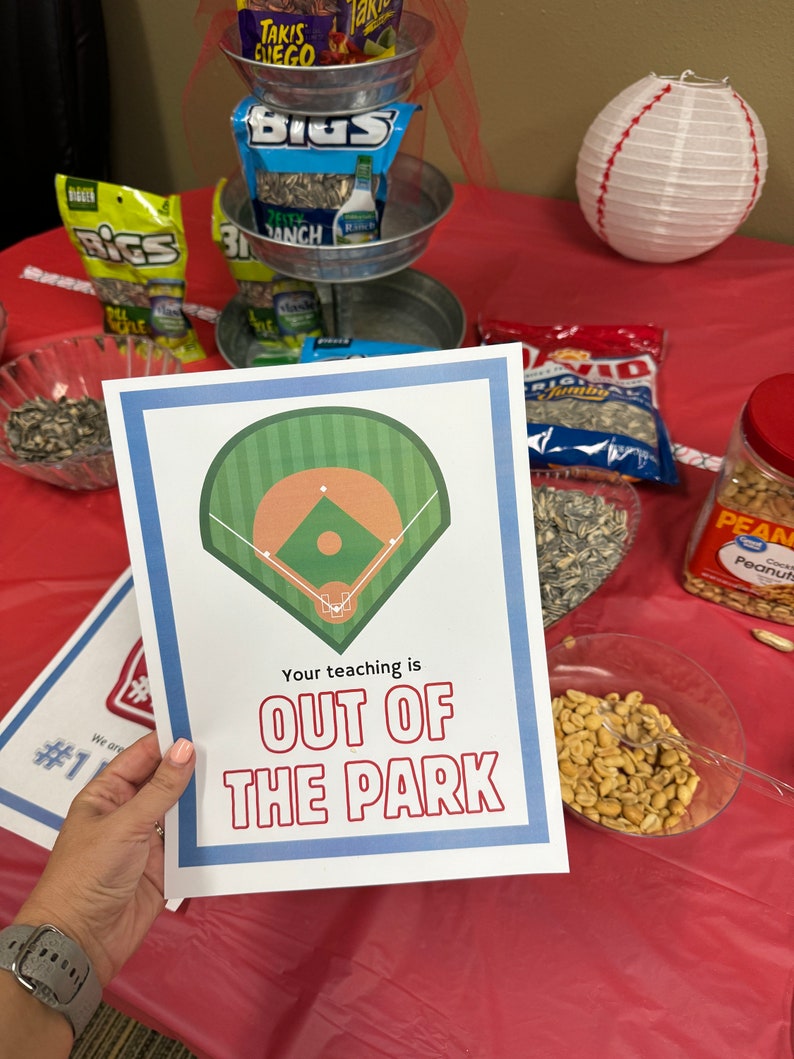 Baseball Teacher Appreciation Week Bundle - Etsy