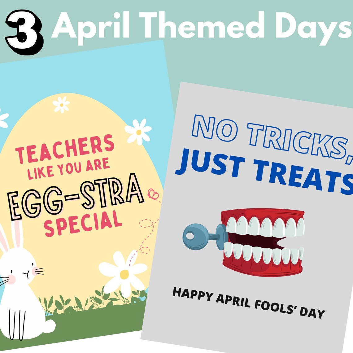 April Teacher Appreciation & Morale Planner: Ideas, Calendar, and ...