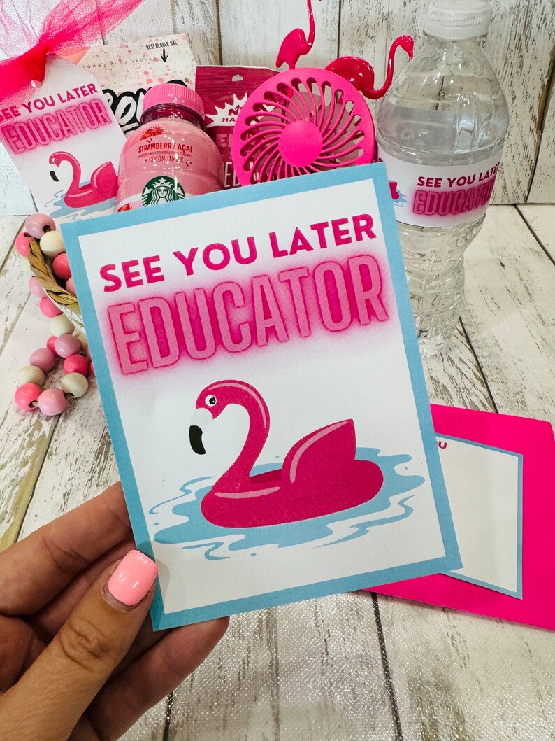 See You Later, Educator End of Year Teacher Appreciation Printables - Etsy