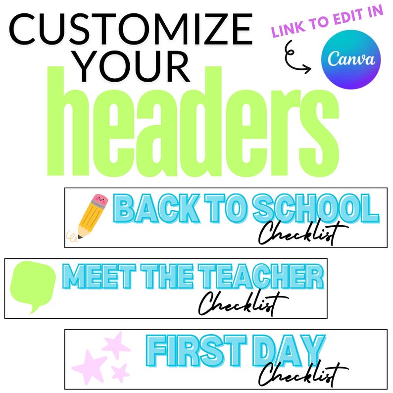 EDITABLE Back to School & Routines/procedures Checklist for Teachers ...