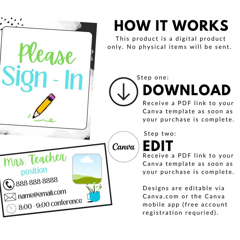 Editable Meet the Teacher Forms - Best in Class - Etsy