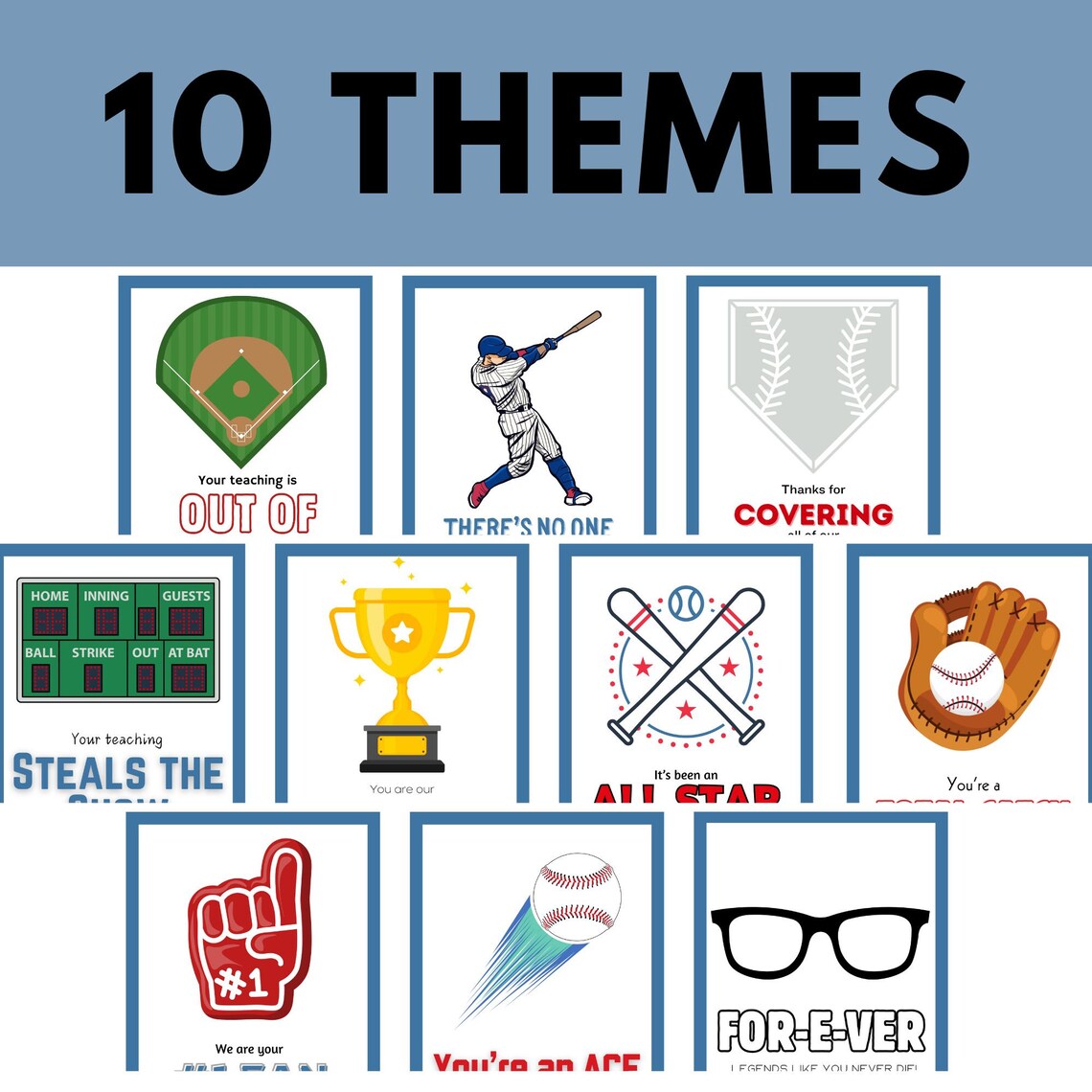 Baseball Teacher Appreciation Week Bundle - Etsy