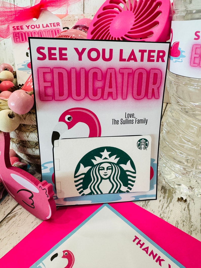 See You Later, Educator End of Year Teacher Appreciation Printables - Etsy