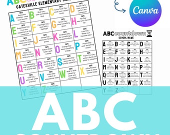 ABC Countdown to Summer End of Year Countdown Activity - Etsy