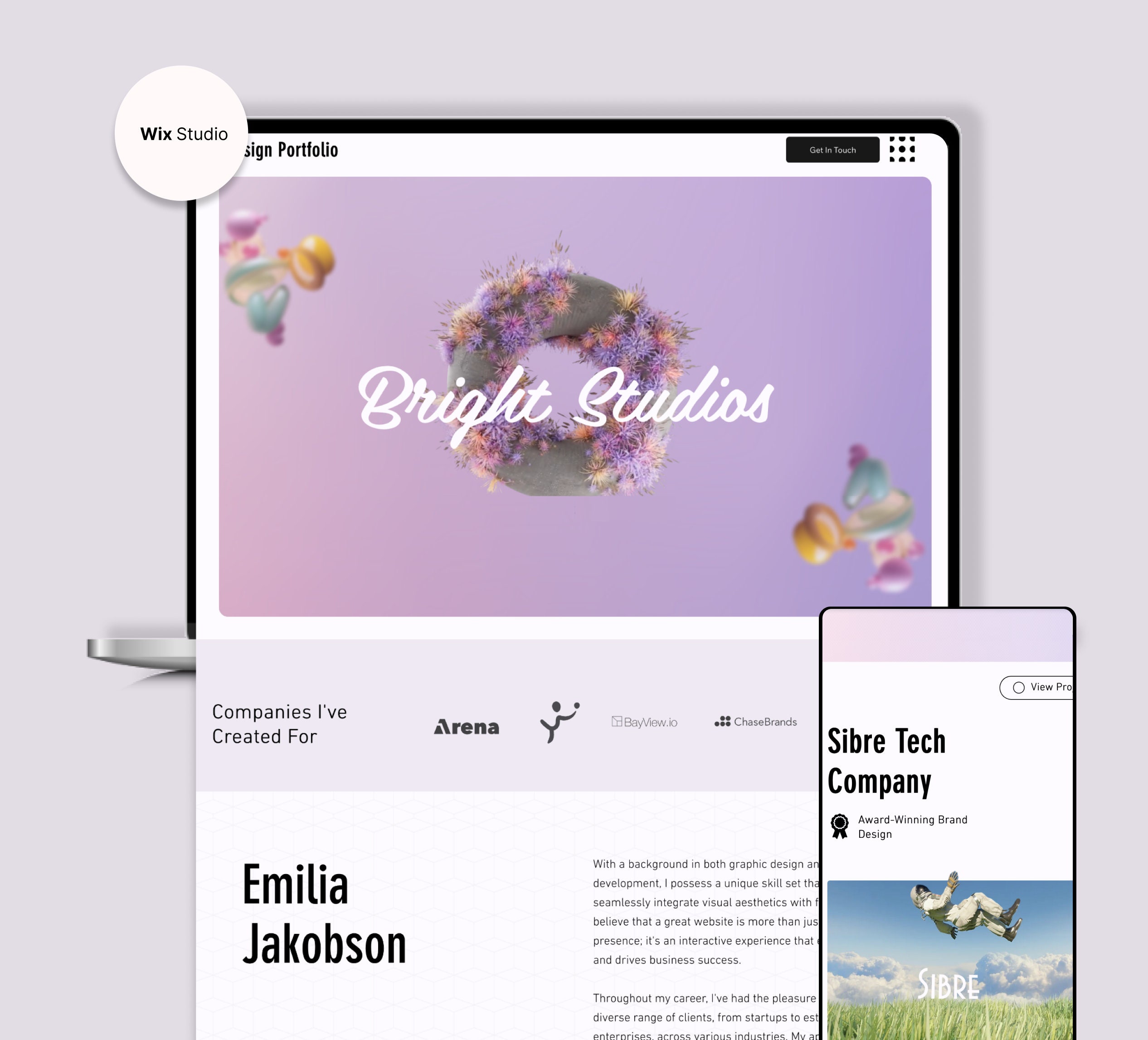 3D Design Portfolio Wix Website Template Awarding-winning Website ...