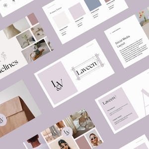 Brand Guidelines Template Canva | Elegant Style Guidelines Template ...