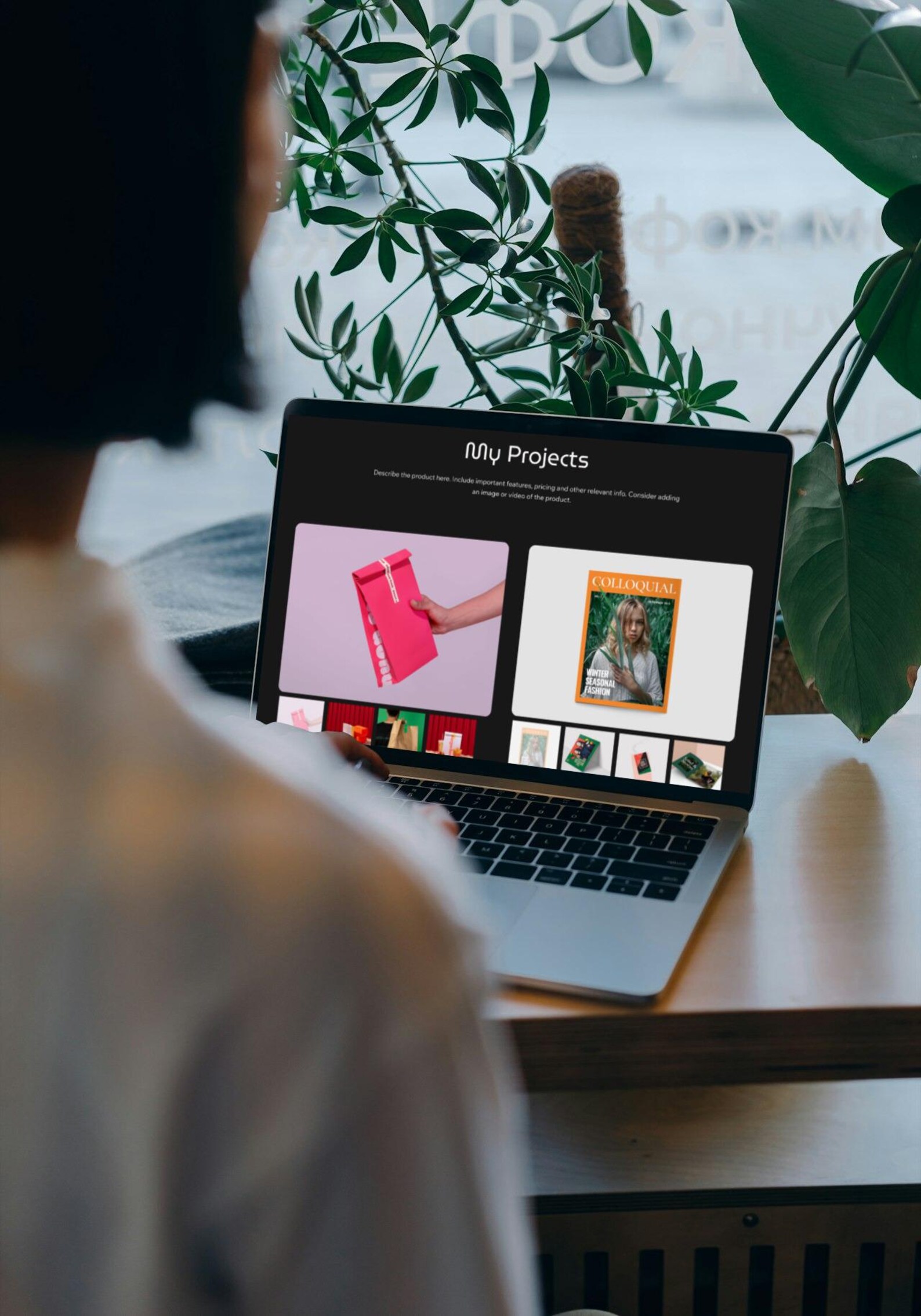 Dark Mode Design Portfolio Portfolio UI/UX Wix Website Template Graphic ...