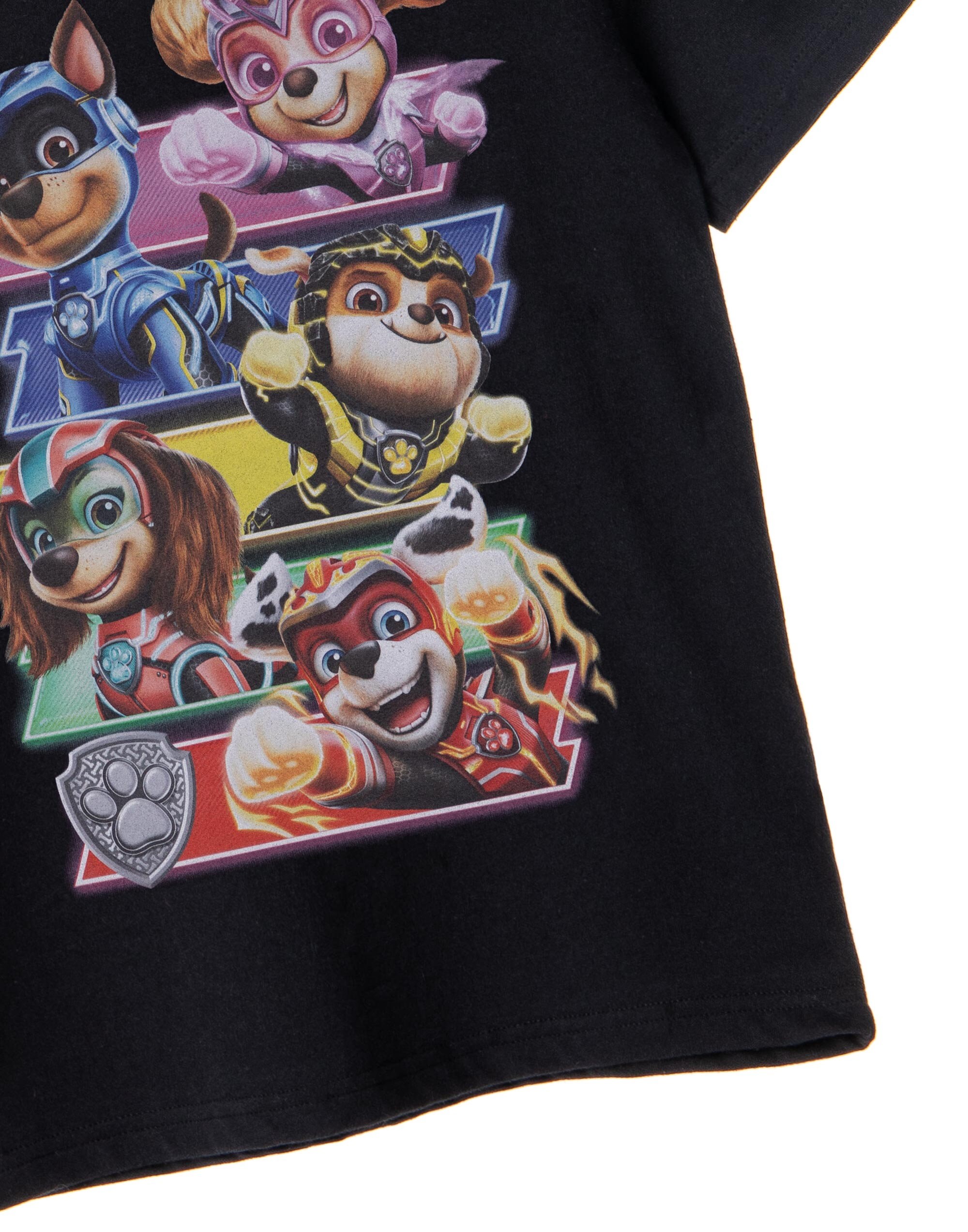 Paw Patrol the Mighty Movie Boys T-shirt White Kids Mighty Pups Graphic ...