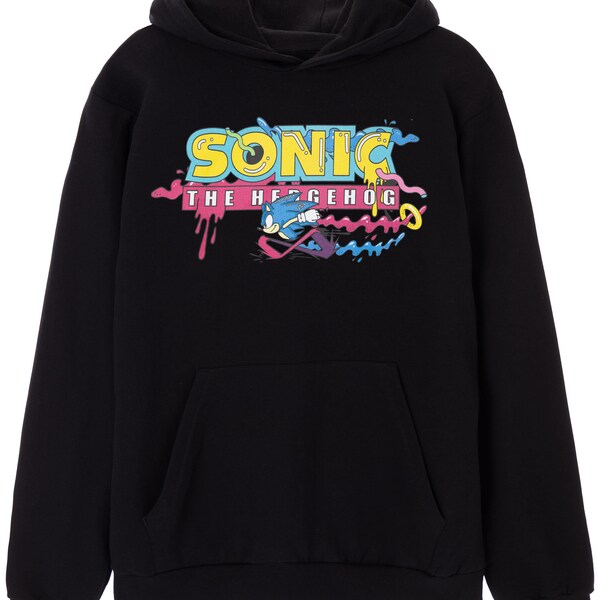 Sonic the Hedgehog Hoodie - Etsy UK