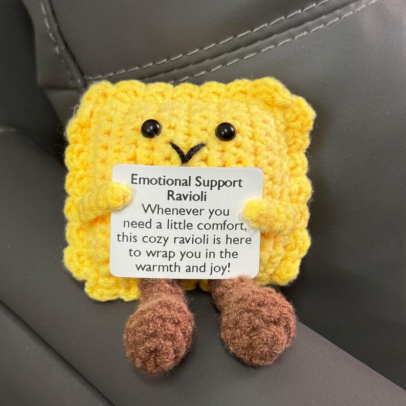 Emotional Support Ravioli Pattern,crochet Plush Amigurumi - Crochet Pattern PDF– Easy Amigurumi ...