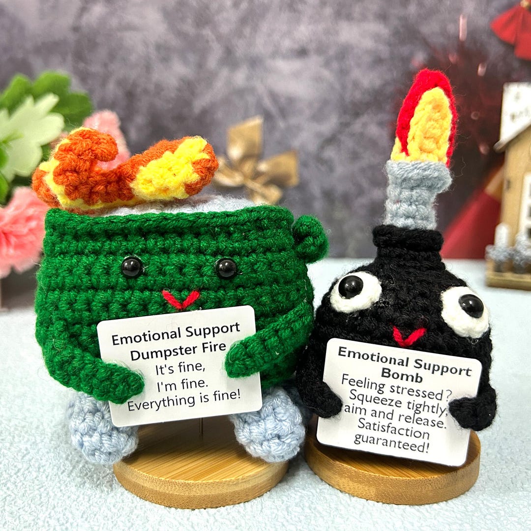 Emotional Support for Trash Cans Catching Fire,emotional Support for ...