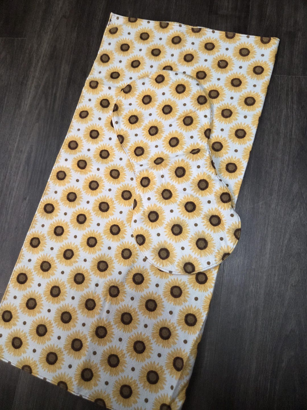 Sunflower Swaddle and Burp Rag Set - Etsy