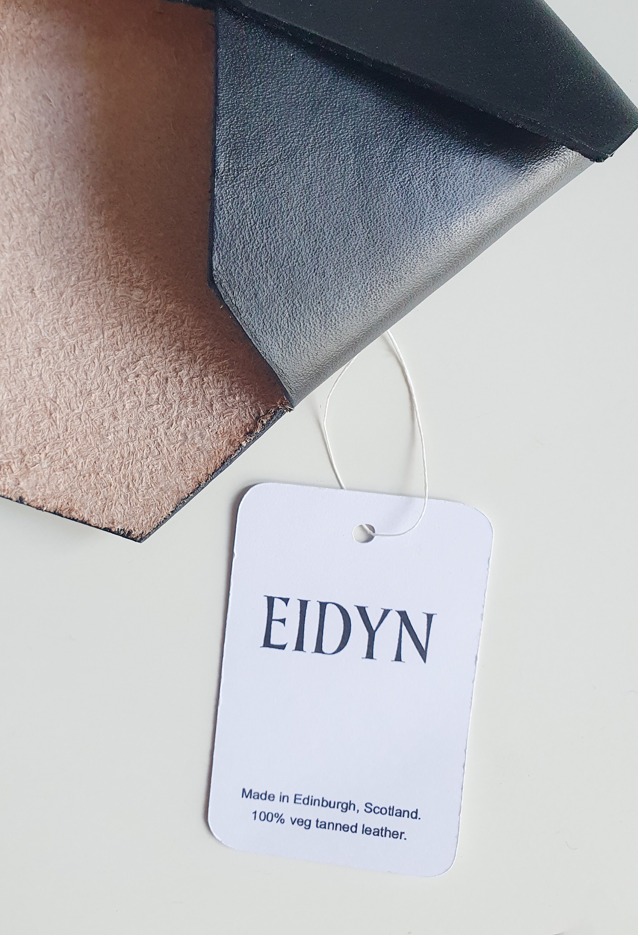 Black Leather Origami Wallet - Etsy